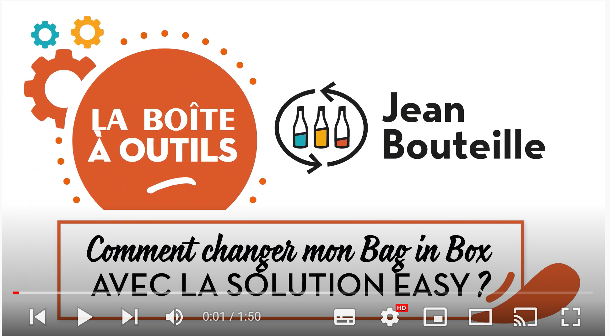 Distributeur Jean Bouteille - Solution EASY - Tuto changement de BIB